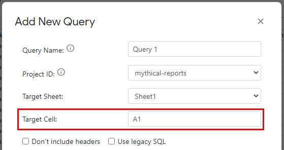 Understanding the Target Cell Configuration – Mythical Reports
